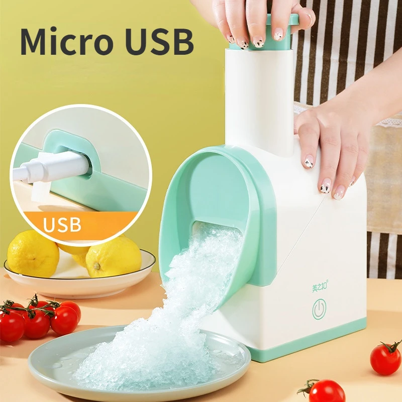 USB-Charging-Electric-Smoothie-Machine-Shaved-Ice-Household-Ice-Maker ...