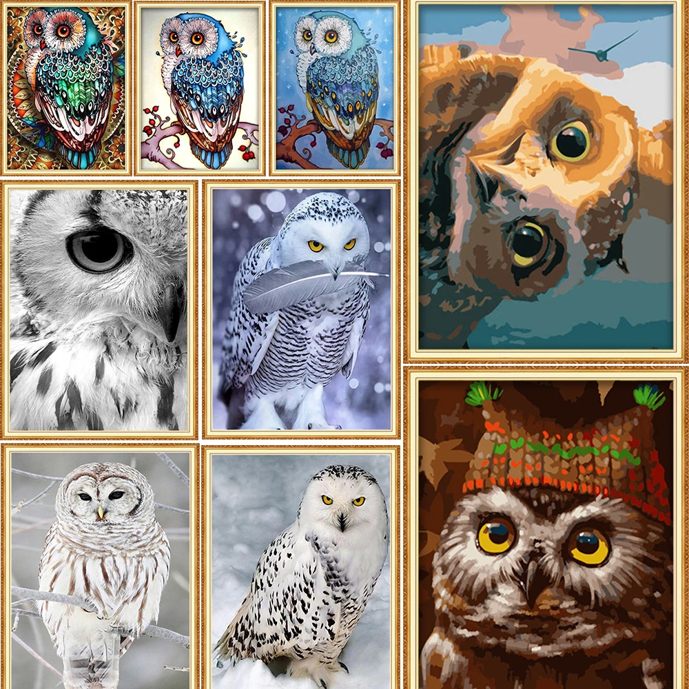 5D-Diamond-Painting-Bird-Owl-Animal-DIY-Full-Diamond-Mosaic-DIY-Diamond ...
