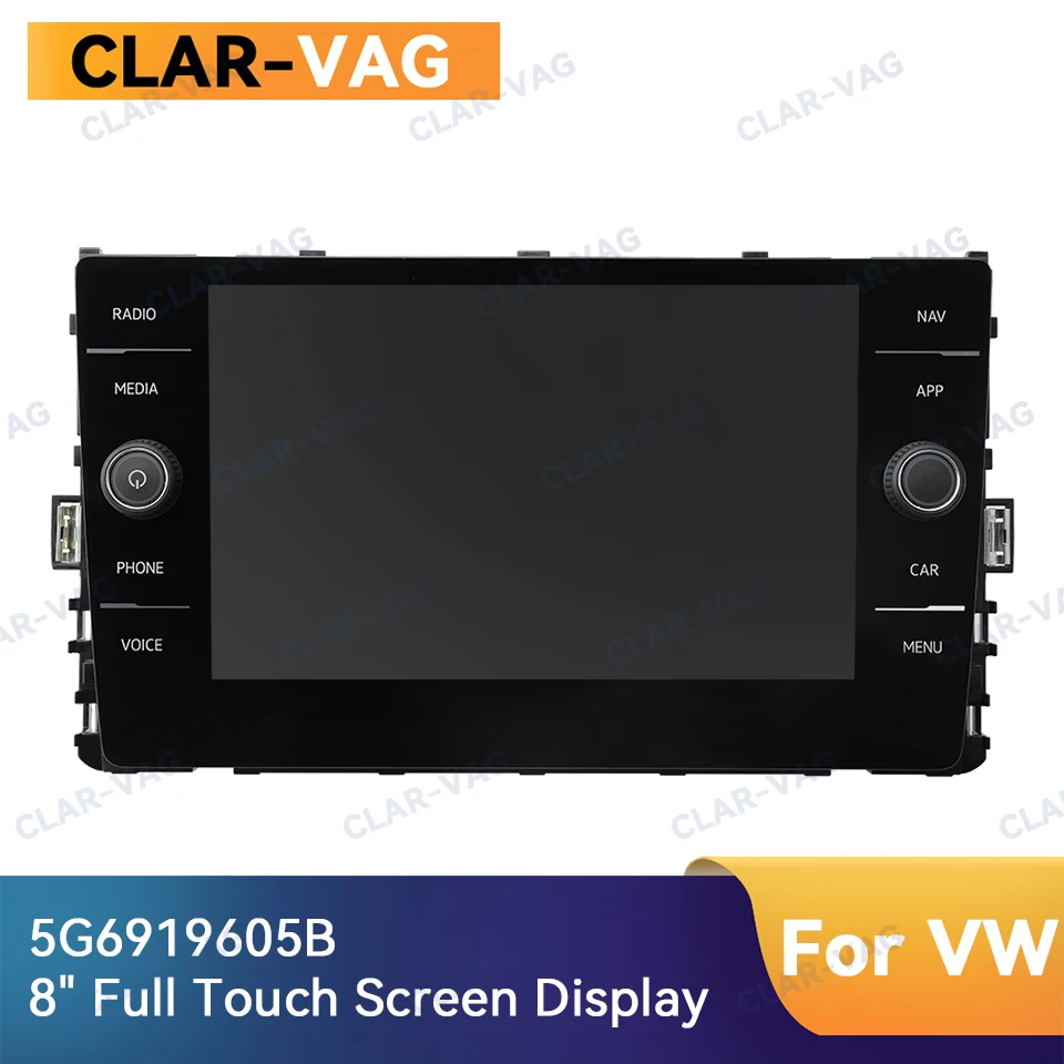 5G6919605B Original 8 inch Touch Screen Glass MIB Display For VW Golf 7 ...