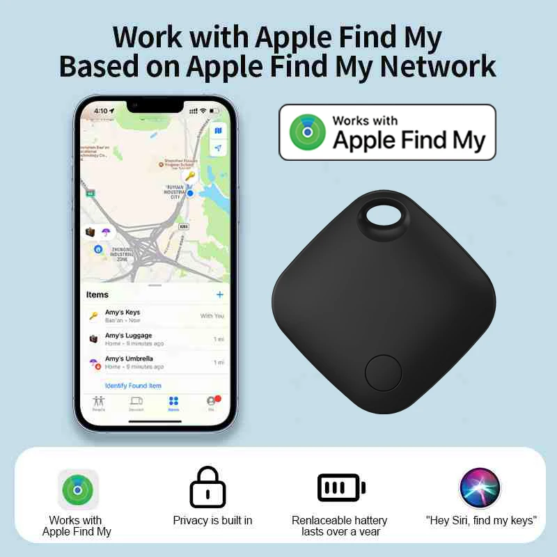 For-Apple-Find-My-Smart-Air-Tag-Mini-Smart-Tracker-Bluetooth-GPS-Smart ...