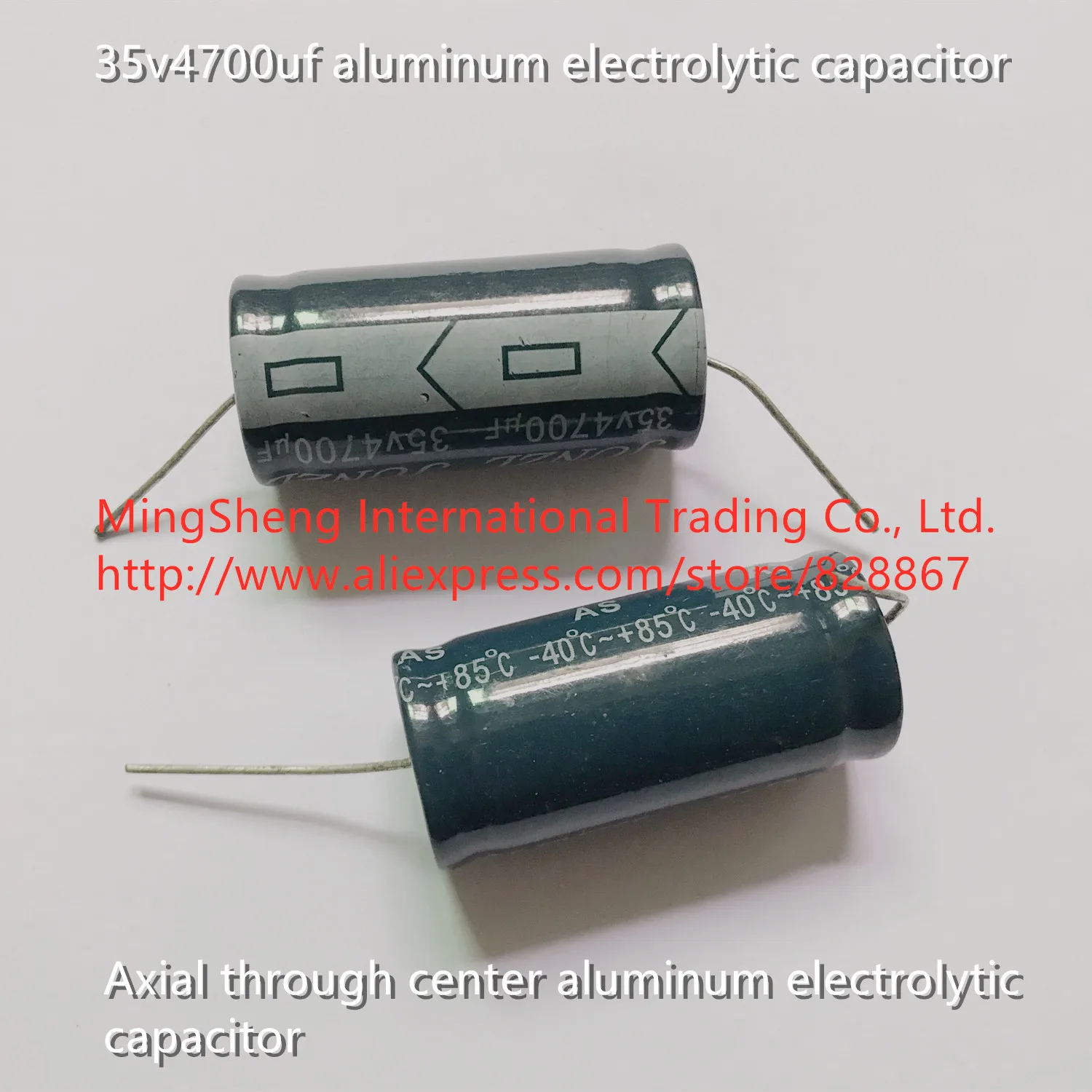 원래 새로운 100% 중국 가져 오기 35v4700uf 센터 알루미늄 전해 커패시터 (인덕터) 를 통해 축|aluminum ...