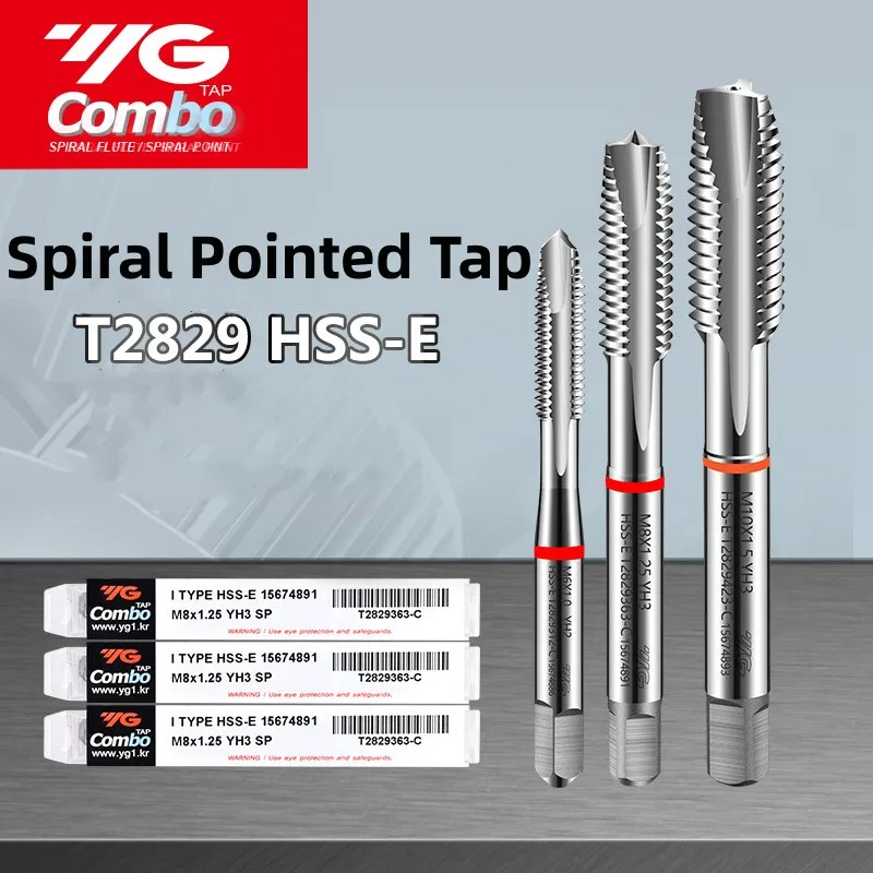 YG-HSSE-Metric-Spiral-Pointed-Tap-M2M2-5M3M4M5M6M8M10M12M14M16-X0-4-X0 ...