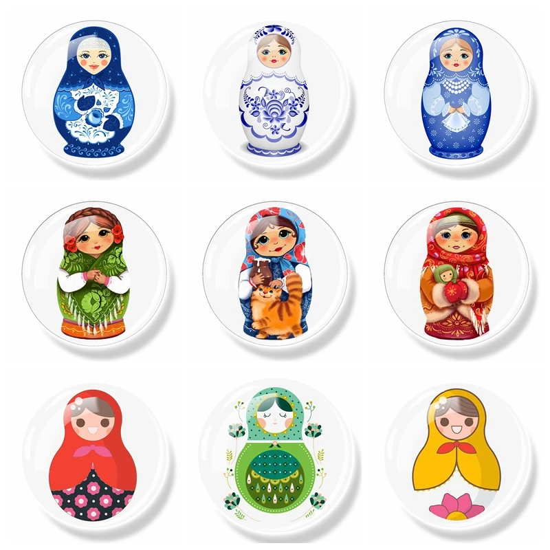Russian-Dolls-Magnet-Fridge-Matryoshka-Refrigerator-Sticker-Handmade ...