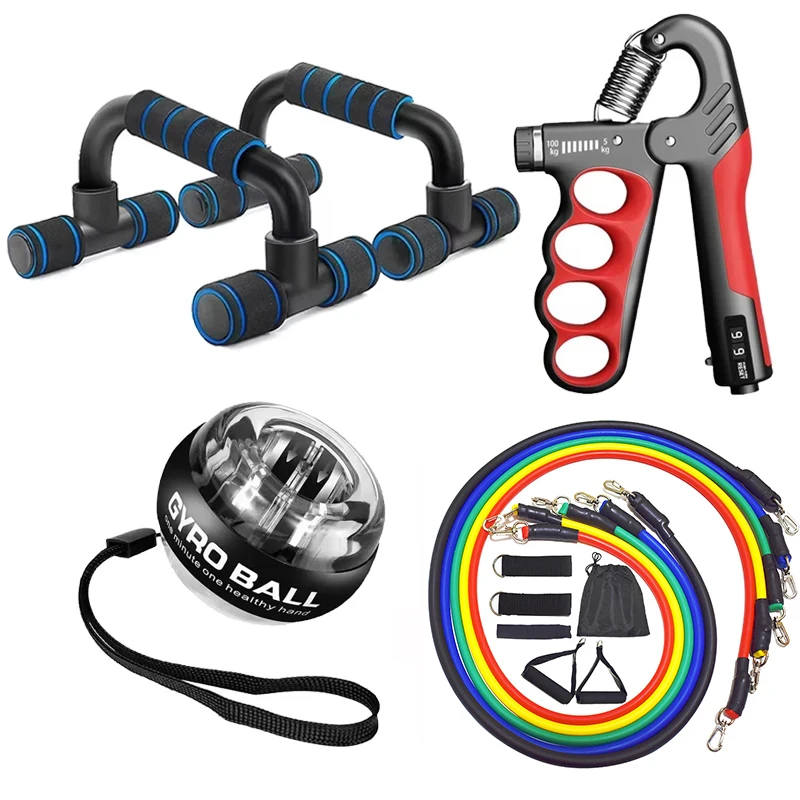 Push-Up-Stand-Four-Set-Home-Fitness-Power-Rack-Gym-Handles-Pushup-Bars ...