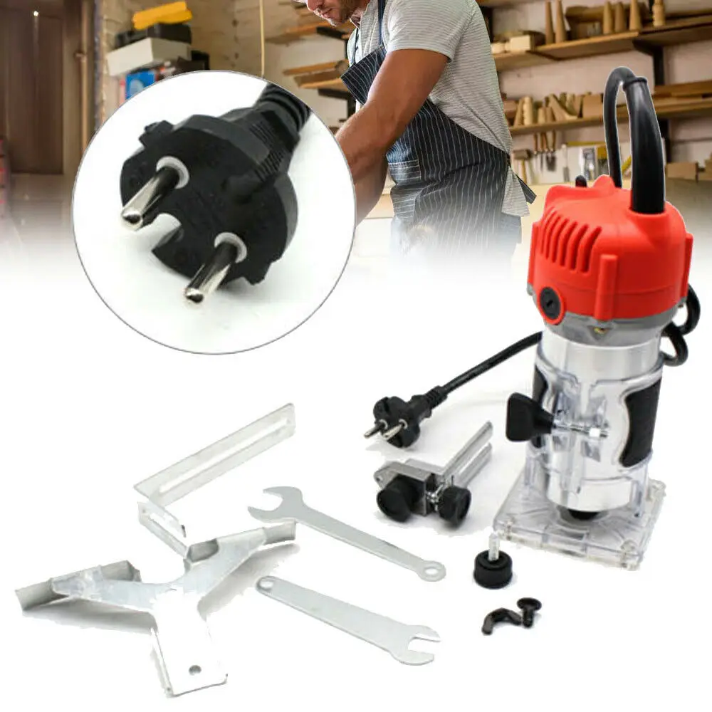 1-4-Electric-Hand-Trimmer-Wood-Laminate-Palm-Router-Joiner-Tool-30000U ...