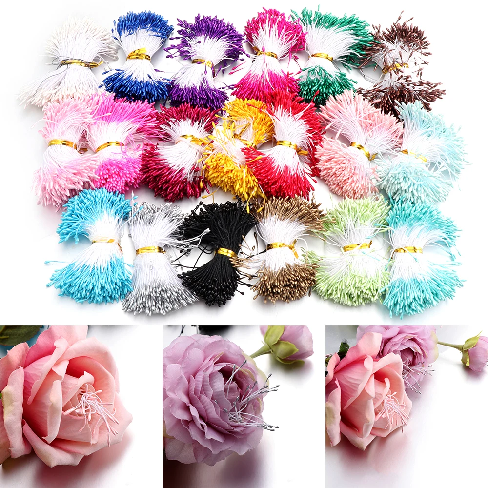 1mm-400pcs-Mini-Flower-Stamen-Artificial-Pearl-Pistil-Double-Heads-Hand ...