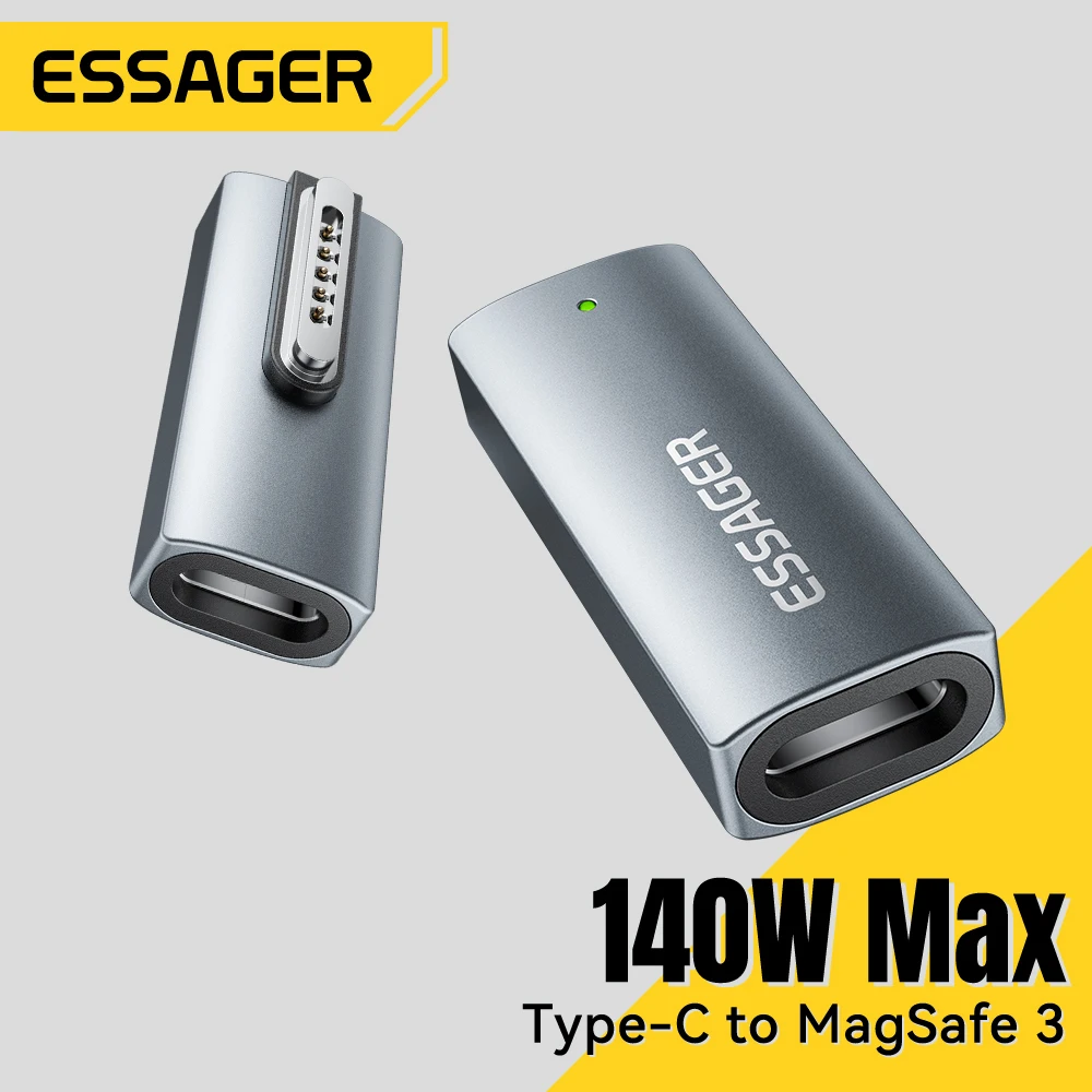 Essager-Type-C-To-Magsafe-3-Magnetic-PD-Adapter-For-Apple-MacBook-Air ...