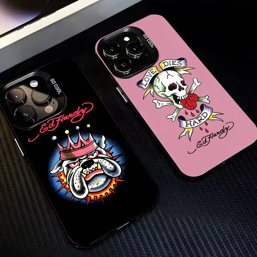 Classic Ed Brands Hardy Phone Case For iPhone 17,16,15,14,13,12,11 Plus ...