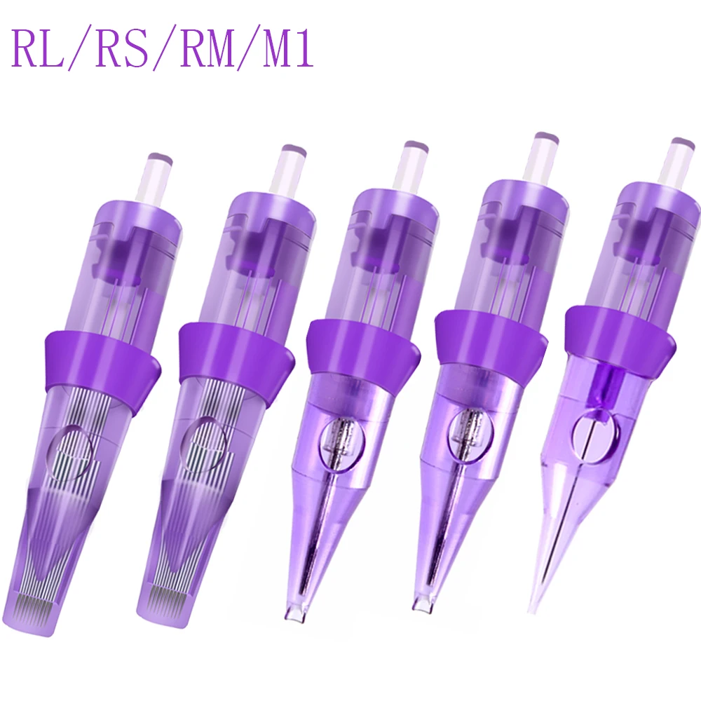 10Pcs-Lot-Disposable-Tattoo-Cartridge-Needles-Pro-Round-Liner ...