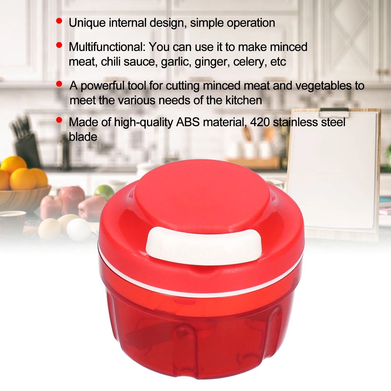 Multifunctional Handmade Vegetable Cutter Garlic Masher Portable Chili ...