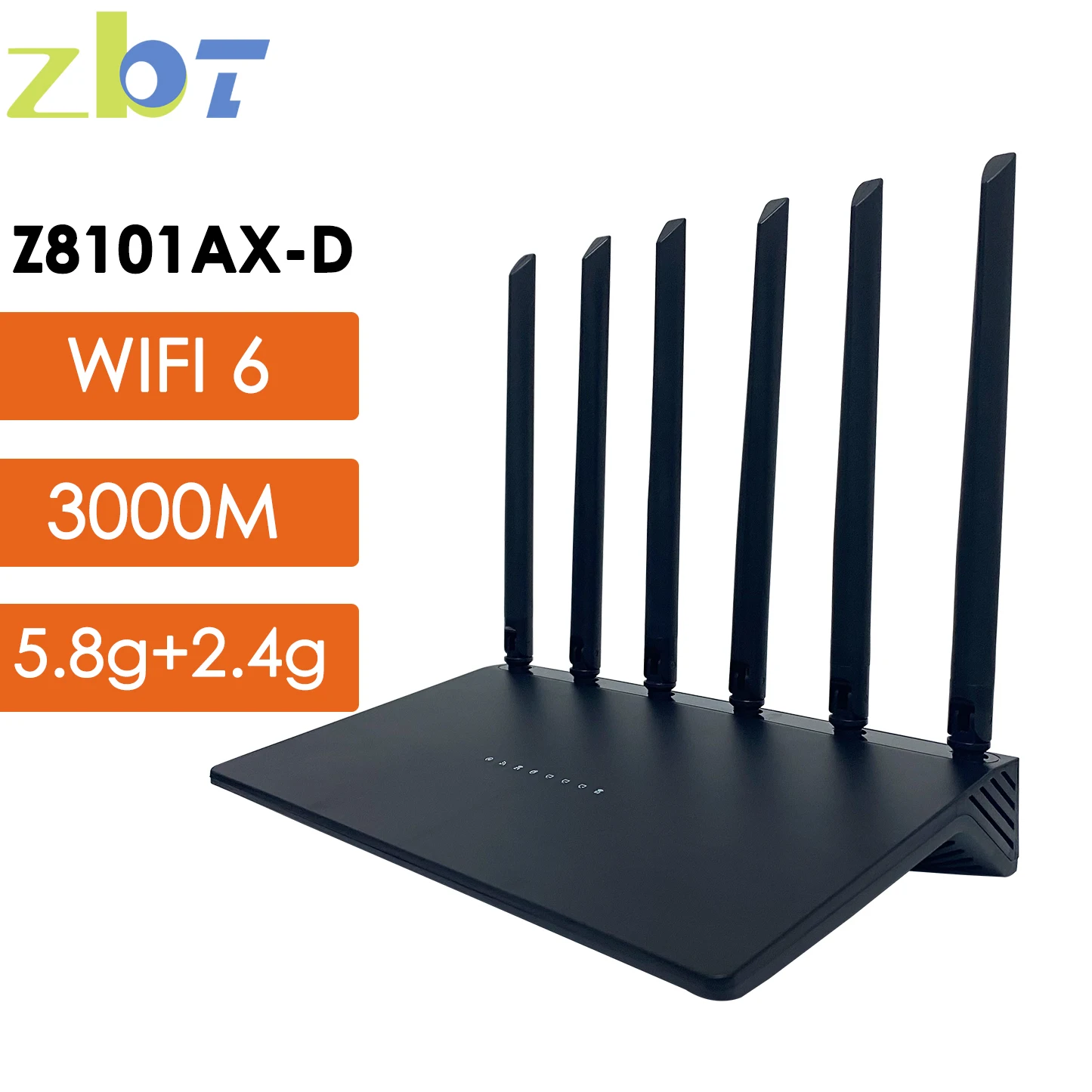 ZBT-Z8101AX-Wifi6-3000Mbps-5-8Ghz-2-4Ghz-Openwrt-128MB-56MB-LAN-128 ...