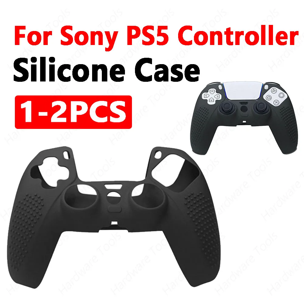 1-2PCS-For-PS5-Controller-Silicone-Case-Non-Slip-Soft-Cover-For ...