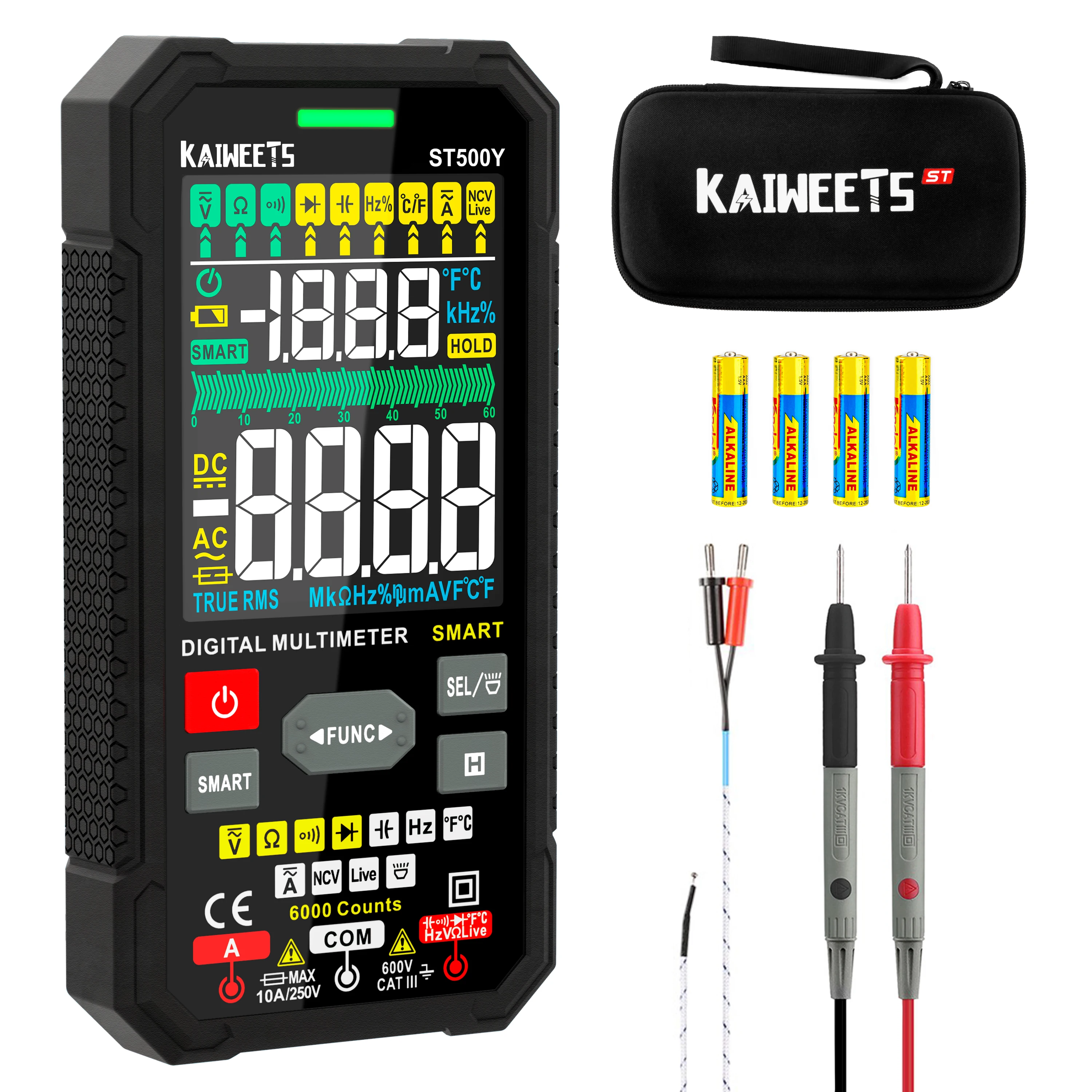 Kaiweets Smart Digital Multimeter | Smart Tester Digital Multimeter ...