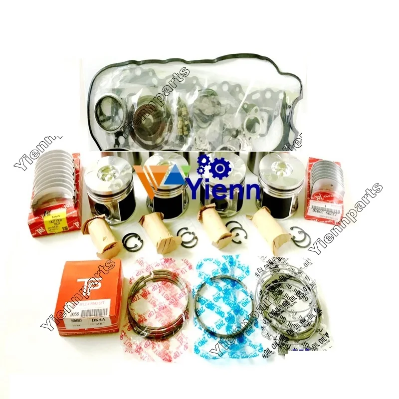 For-Toyota-1KD-1KD-FTV-Engine-Overhaul-Rebuild-Parts-Piston-Ring-Gasket ...