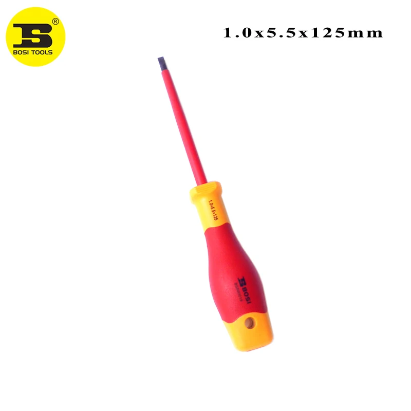 Bosi Vde Professional Flat Screwdrivers 1.0x5.5x125mm Magnetic Bs600019 ...