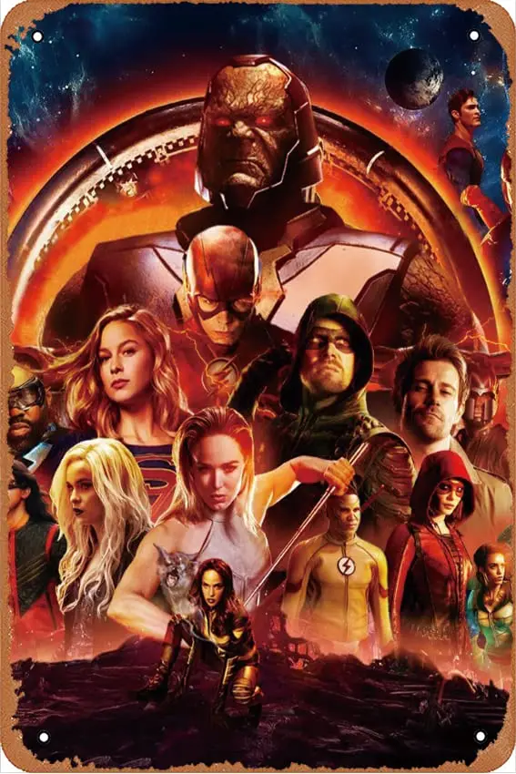 Remaking-Of-The-Arrowverse-Retro-Metal-Tin-Sign-Vintage-Room-Decor ...