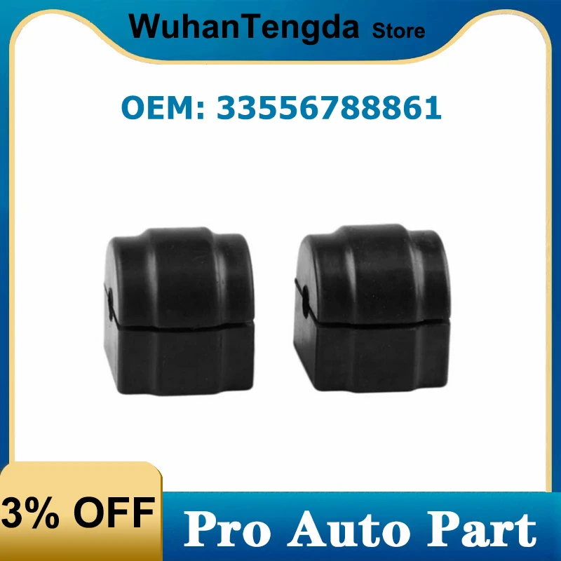 33556788861-2Pcs-Rubber-Rear-Suspension-Stabilizer-Anti-Sway-Bar-Mount ...