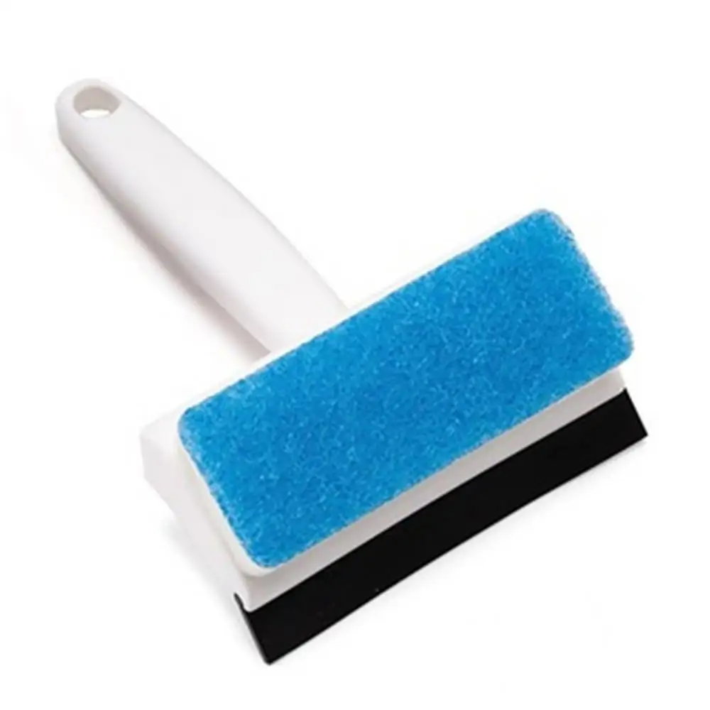 Window-Glass-Cleaning-Brush-Double-sided-Sponge-Wiper-Scraper-Bathroom ...