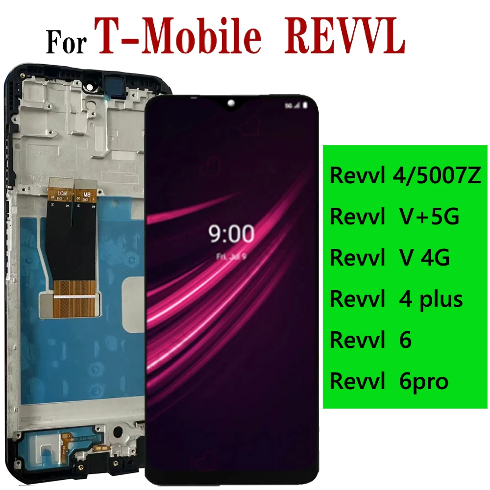 NEW OEM Display Pantalla Assembly For T-Mobile REVVL 4 5007Z V Plus V+ ...