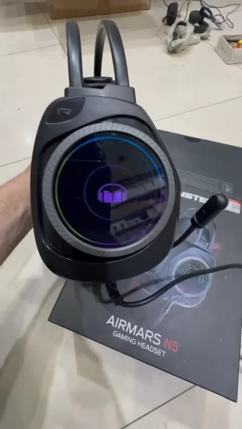 MONSTER AIRMARS N5 Gaming Headphones USB 7.1 Gaming Headset VIRTUAL ...