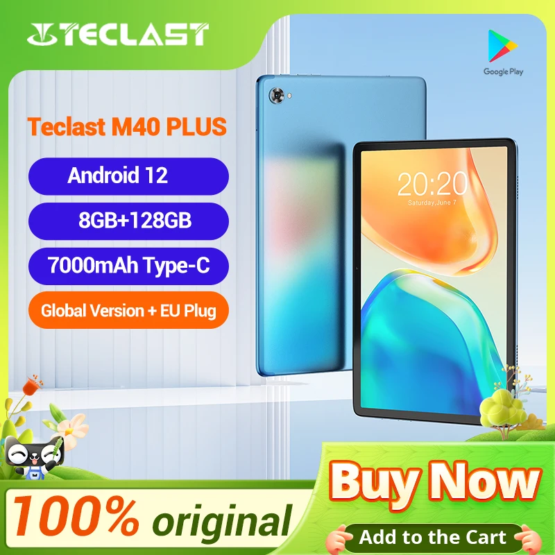 Teclast M40 Plus Metal body 10.1 inch Tablet Android 12 1920x1200 8GB ...