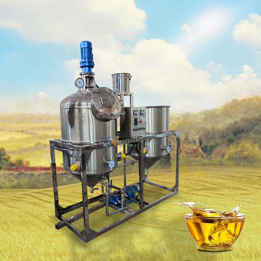 300KG-Time-Sunflower-Oil-Refinery-Machine-Extraction-Refining-Equipment ...