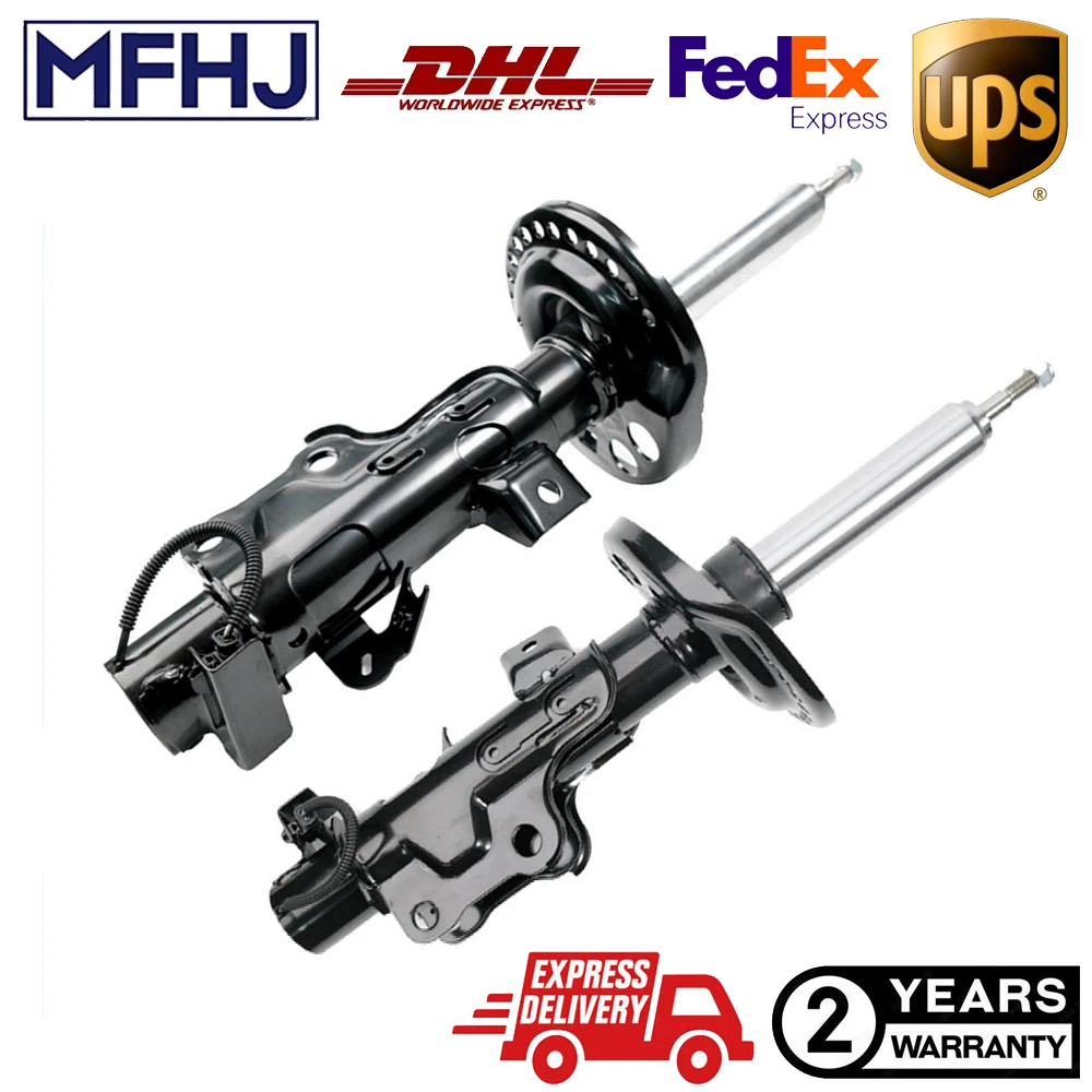 Pair Front Air Shock Absorber Struts W/ Electric For Cadillac CTS RWD ...