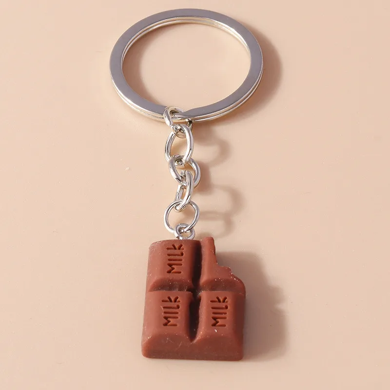 Lovely-Resin-Dessert-Food-Keychain-For-Women-Bag-Decoration-Creative ...