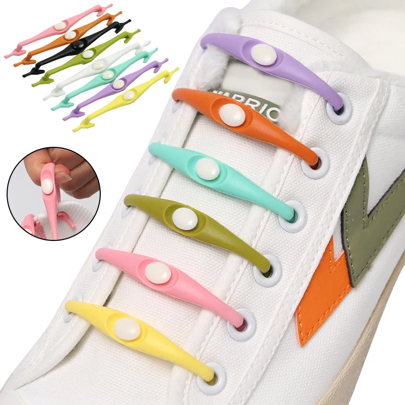 Waterproof-Silicone-Elastic-Laces-Sneakers-Creative-Lazy-Shoelaces ...