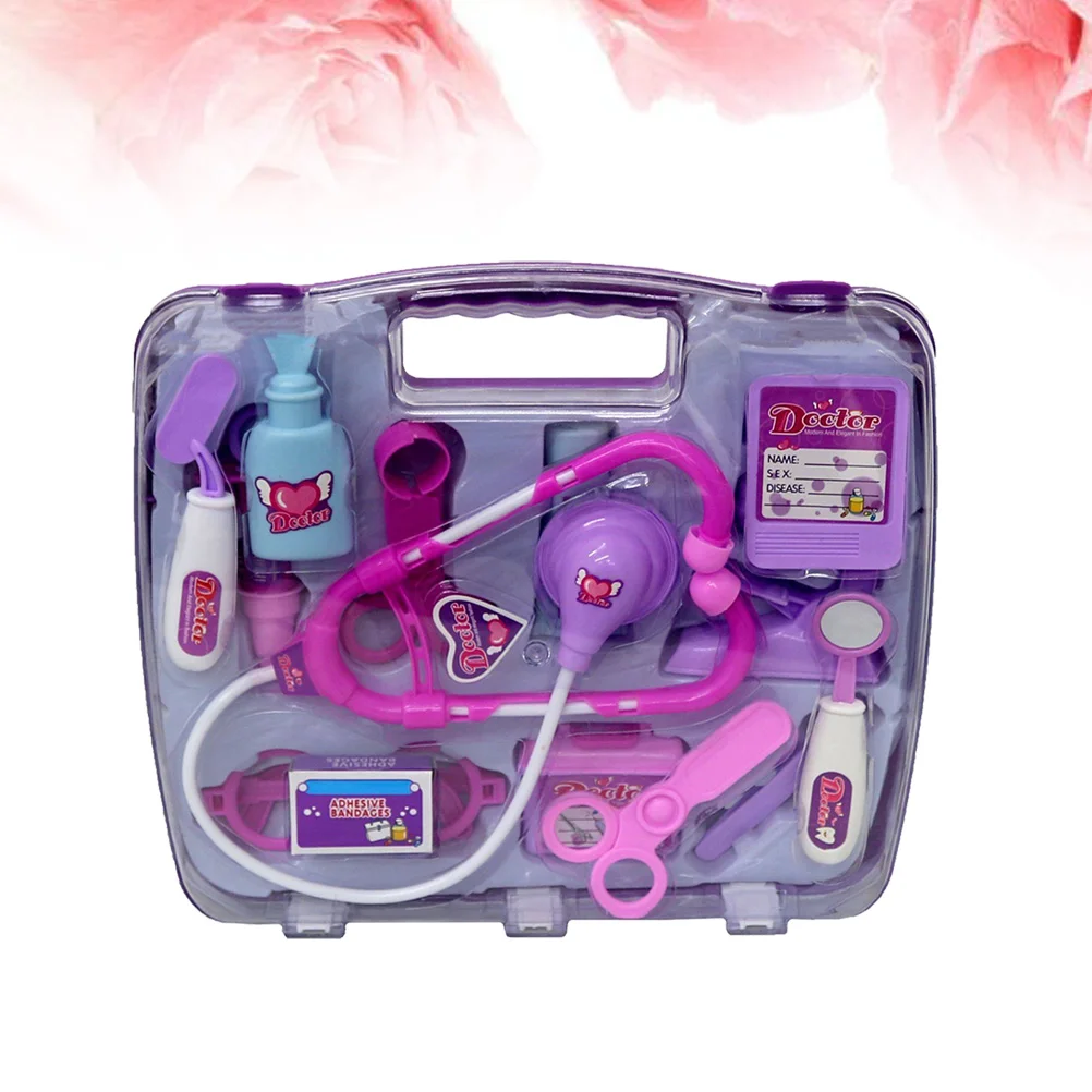 14 Pcs Doctor Kit Medical Toy Set Plastic Kids Pretend Play Dr Kit ...
