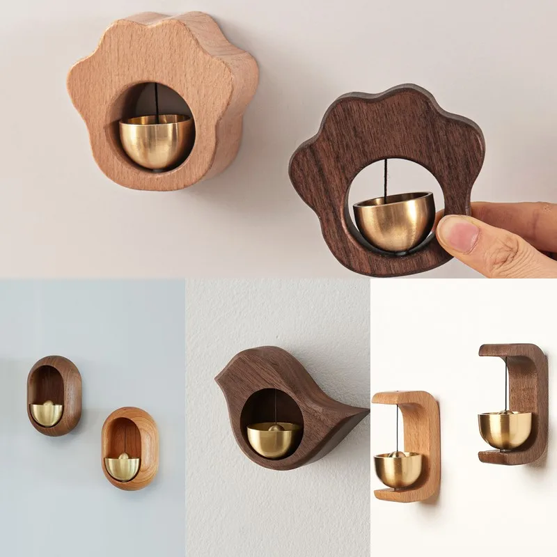 Entrance Door Bell Wooden Wind Chimes Japanese Style Landscape Windbell ...