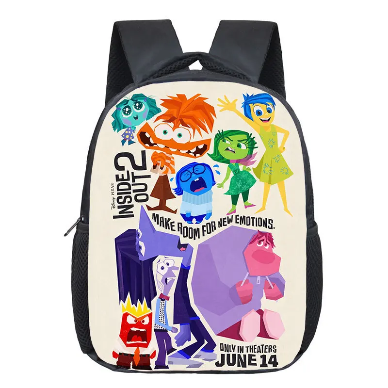 Nueva mochila de dibujos animados Inside Out 2, mochila para niños de ...