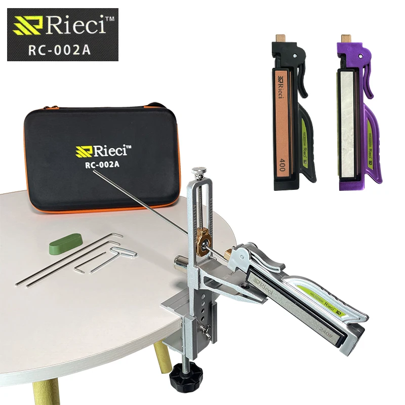 Professional-Fixed-Angle-Knife-Sharpener-with-Diamond-Honing-Stone-and ...