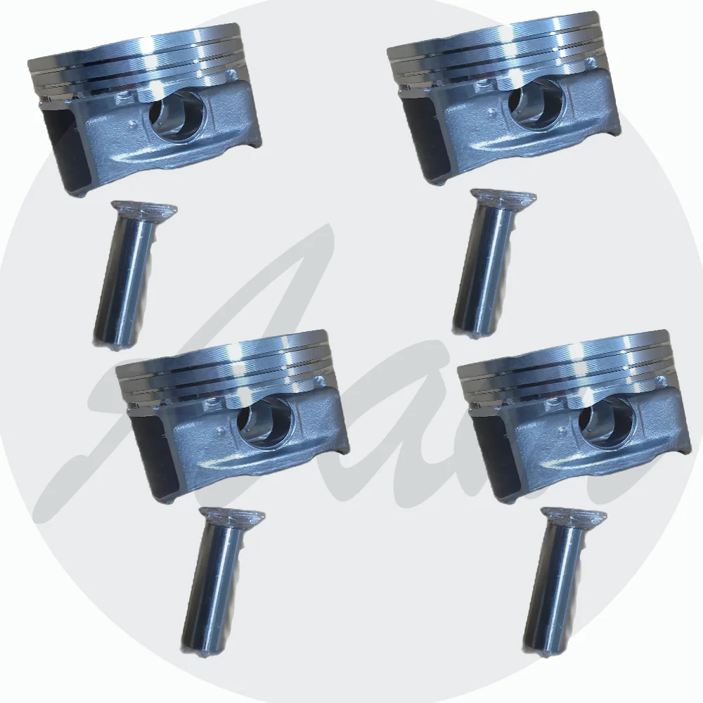 4-Engine-Piston-For-Hyundai-Elantra-Trajet-Tucson-Kia-Soul-Spectra-G4GC ...