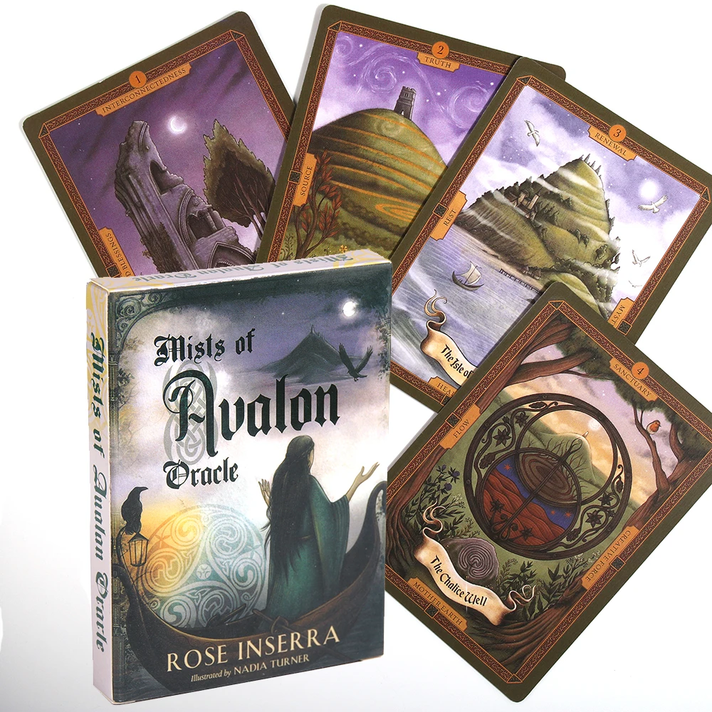 Mist Avalon Oracle Cards | Avalon Tarot Deck | Oracle Rose | Card Games ...