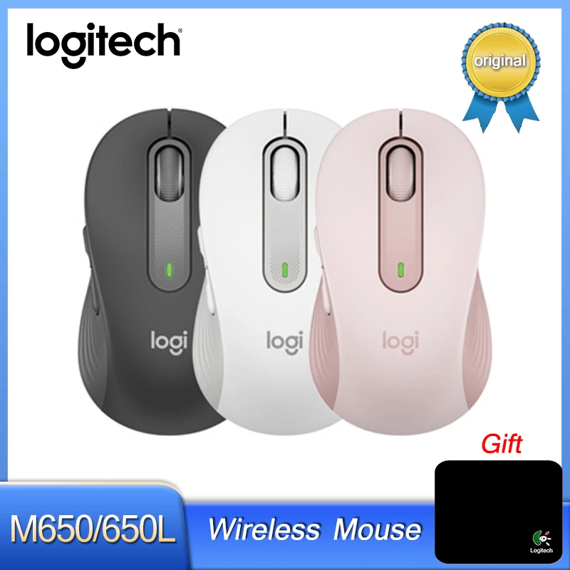 Original-New-Logitech-Signature-M650-M650L-Bluetooth-wireless-mouse-Silent-click-Customizable ...