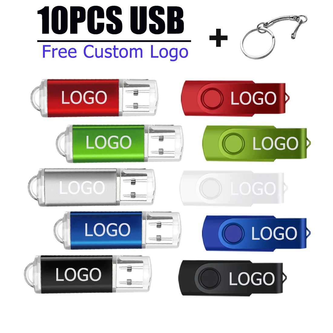 10PCS-lot-Pen-Drive-Free-logo-8GB-4GB-2GB-1GB-USB-Flash-Drive-16GB ...
