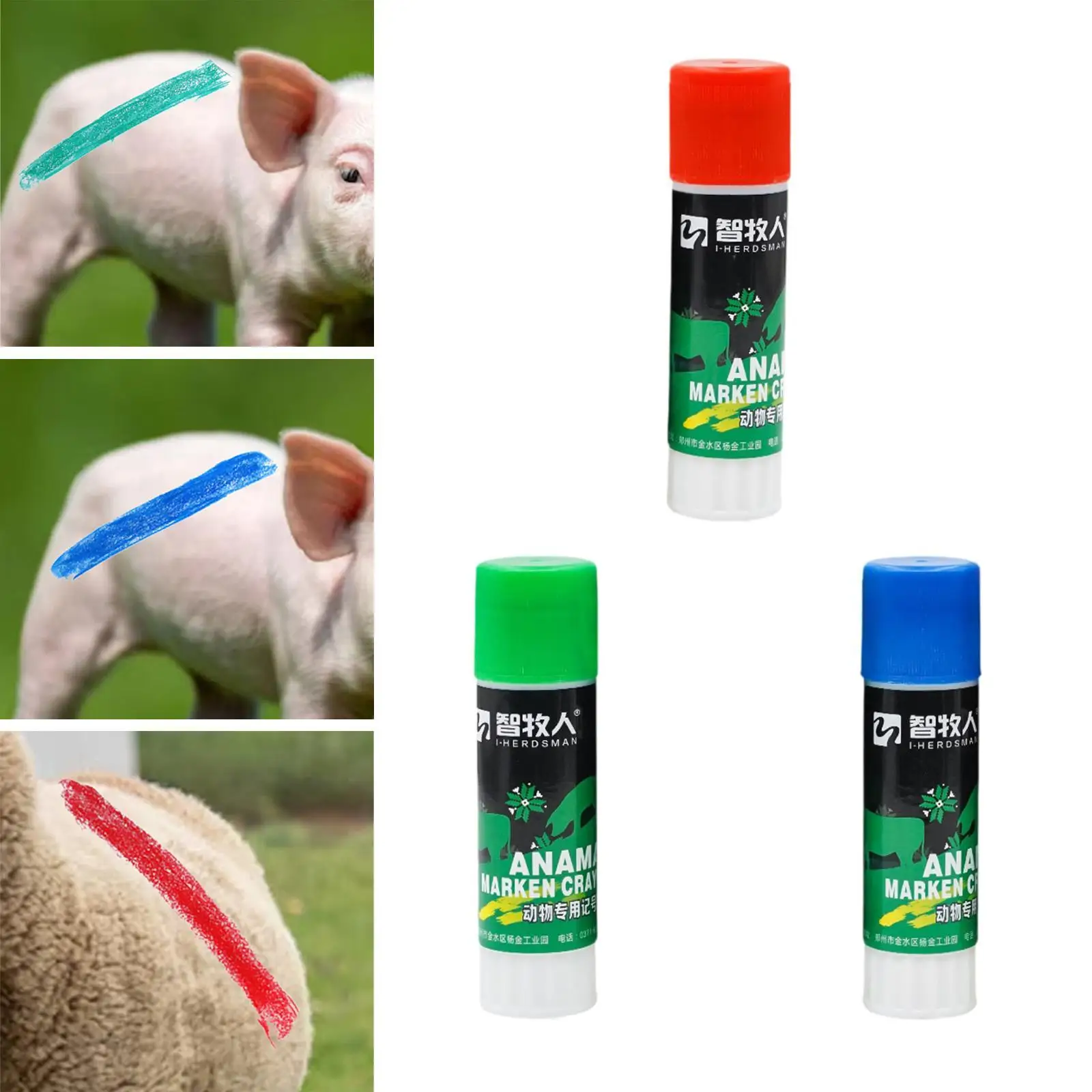 Livestock Marker Crayon Grading High Visibility Color for Farmer Goats ...