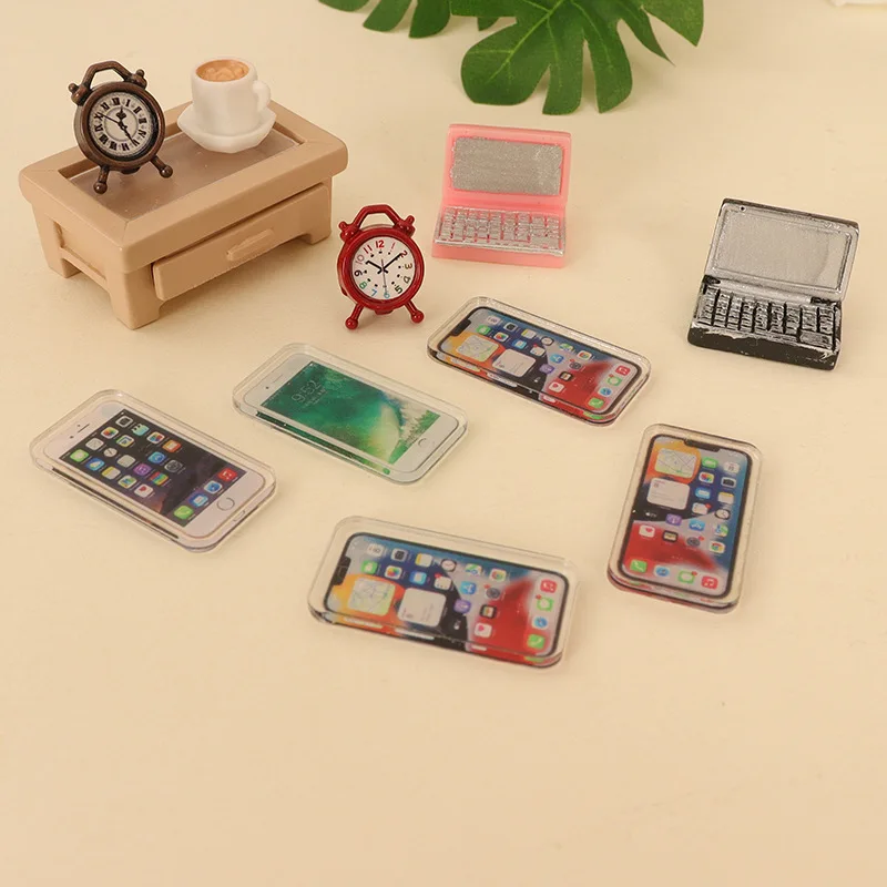 Dollhouse Cell Phone Mini Mobile Phone Model Simulation Miniature Scale ...