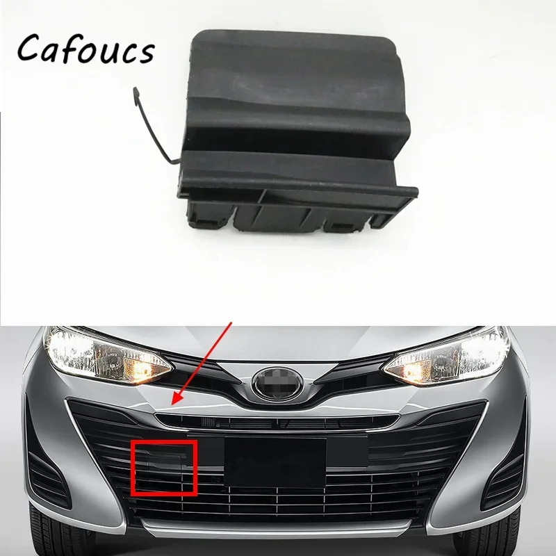 Front-Bumper-Towing-Hook-Cover-Lid-Trailer-Cap-Shell-For-Toyota-Vios ...