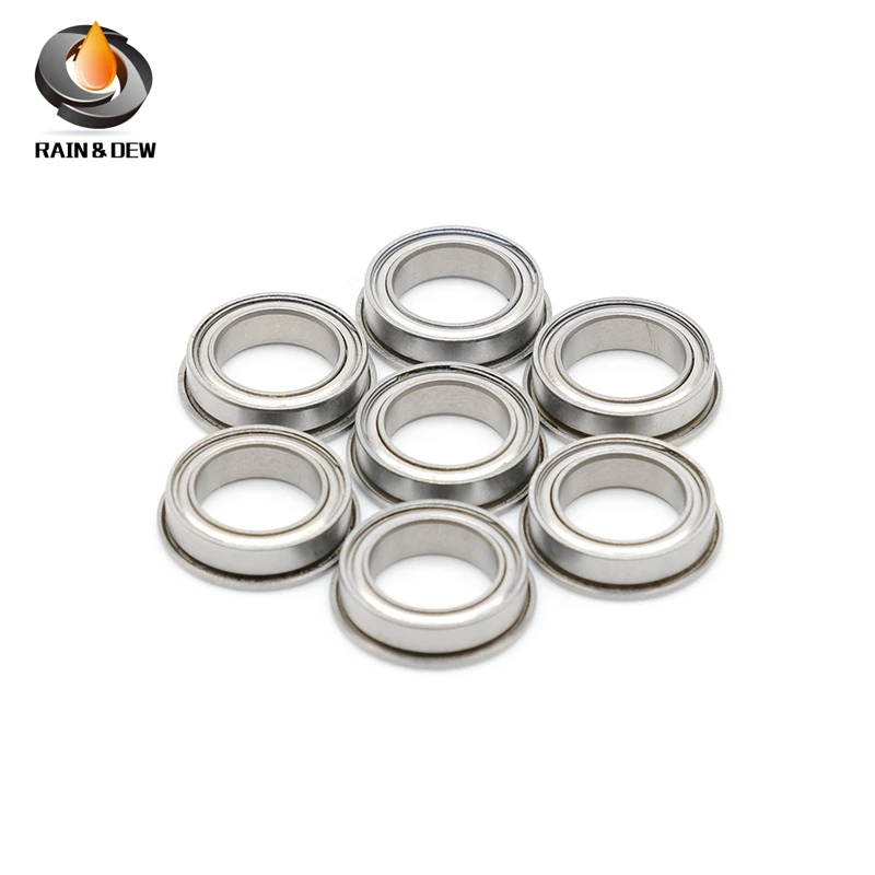 F6906ZZ Flange Bearing 30x47x9 mm ABEC-7 4Pcs Double Shielded Deep ...