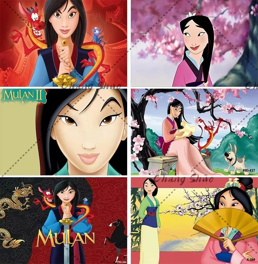 Disney-Mulan-animation-Mushu-background-princess-suitable-for-birthday ...