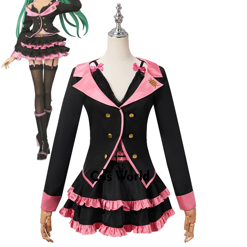 Miku-Project-DIVA-Sweet-Devil-Honey-Whip-Uniform-Outfits-Anime-Cosplay ...