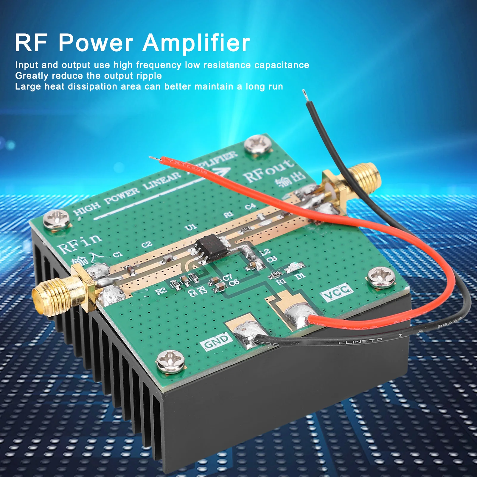 AMPLIFICADOR-DE-POTENCIA-RF-RF2126-400-2700MHz-2-4-GHZ-1W-con-disipador ...