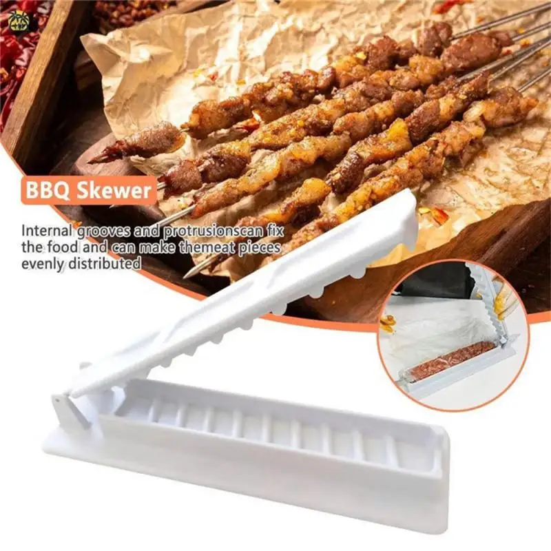 Convenient-Bbq-Skewers-Save-Time-Beef-Skewer-Single-Row-Barbecue ...
