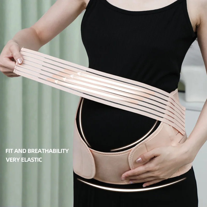 Pregnant-Women-Support-Belly-Band-Back-Clothes-Belt-Adjustable-Waist ...