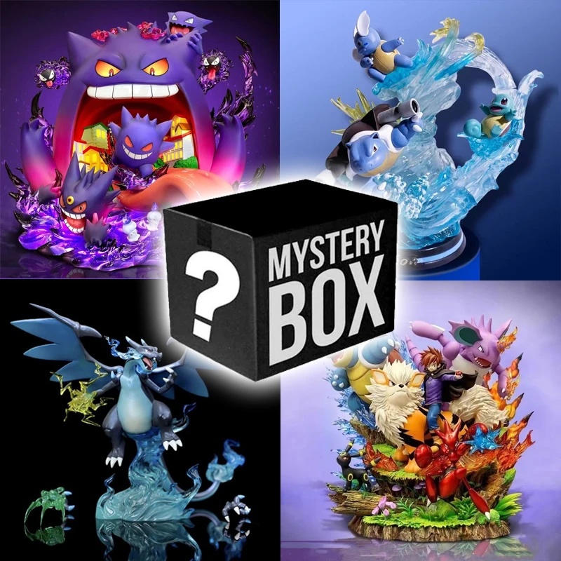 Pokemon-Figure-Anime-Figure-Blind-Box-Mystery-Box-Pikachu-Charizard ...
