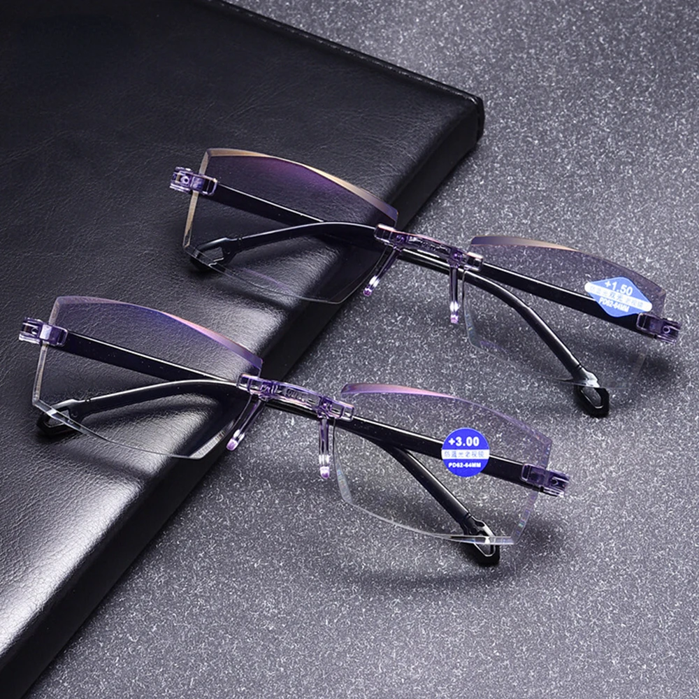 Smart Glasses with Automatic Adjustment Men Magnifying Glasses Reading ...