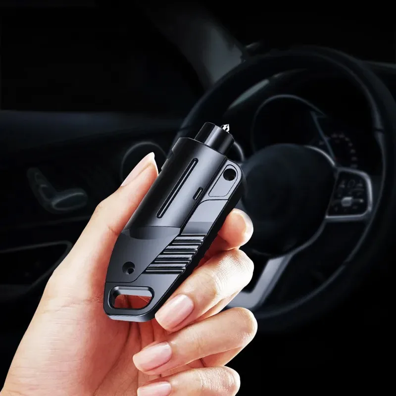 keychain car escape tool Hammer Safety Glass Breaker with Seat Belt ...