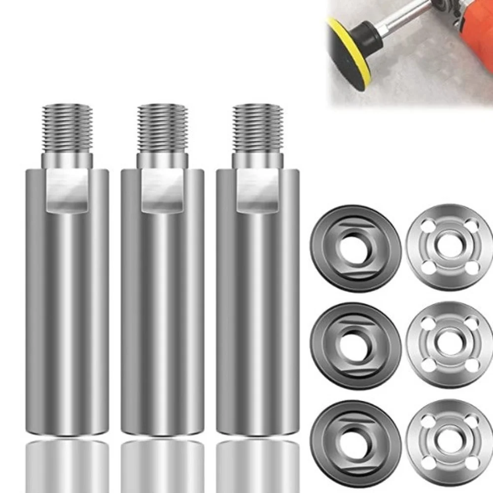 M10 M14 Thread Adapter Extension Rod 65 115mm Angle Grinder Extension ...